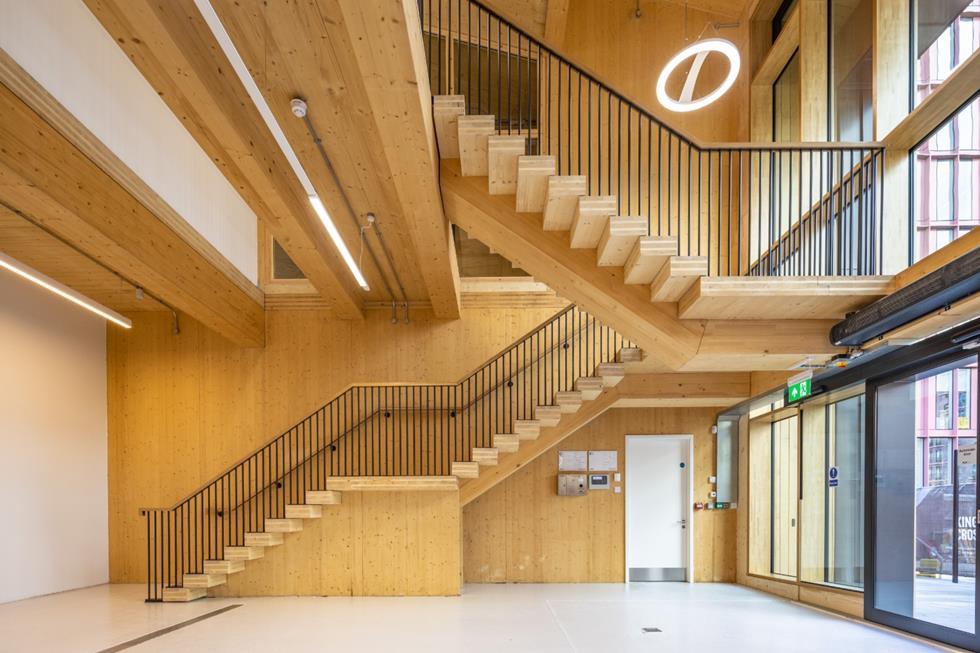 Bennetts Associates completes super light-weight timber sports hall in ...